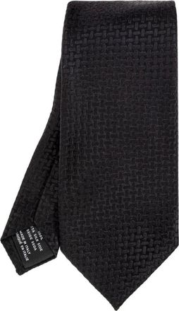 Tom Ford Cravate &agrave; tissage irr&eacute;gulier - Homme - Accessoires - Noir - Taille: ONE Size