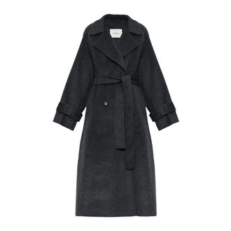 Lisa Yang Wool Coat Double - - Coats - Damen - Grau - XS