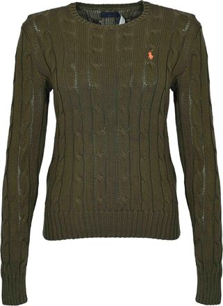 Polo Ralph Lauren Pull Col Rond - Vert