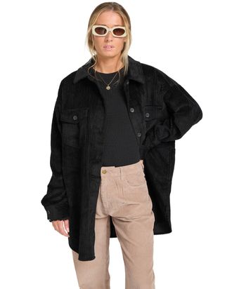 Billabong Winter Ocean - Shirt Dress for Women - Hemdkleid - Frauen - XXL - Schwarz