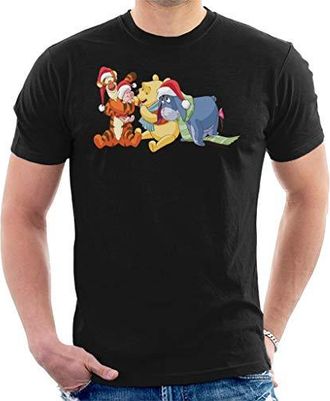 Disney Winnie The Pooh & Co Christmas Mens T-Shirt
