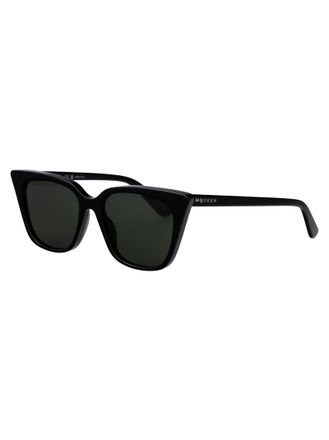 Alexander McQueen Womens Sunglasses Am0556s Black Acetate