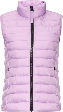 s.Oliver Outdoorjacke Outdoor-Weste Leichte Weste mit Steppung und Stehkragen