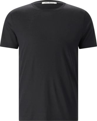 Stefan Brandt Homme, Tops, Noir, Taille: XL T-Shirt en soie