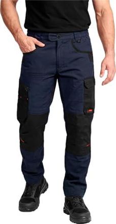 Ace Constructor Pantalon de Travail Hybride Long pour Homme - Pantalon Cargo Outdoor avec Cordura et &eacute;lastique Stretch pour Homme - Bleu Marine - 58