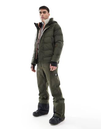 Superdry Freestyle Core - Skihose in Army-Khaki-Grün