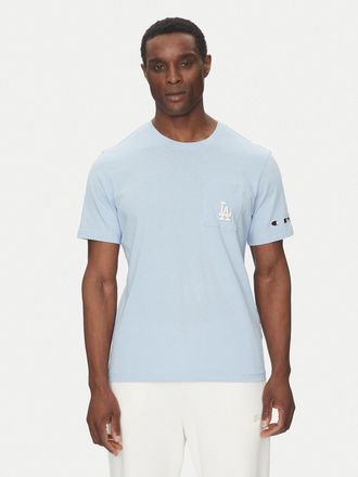 Champion T-Shirt 221038 Himmelblau Regular Fit