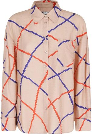 Essentiel Femme, Blouses et Chemises, Multicolore, Taille: 36 FR Jayleen Oversized Shirt