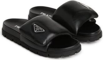 Prada Claquette en cuir