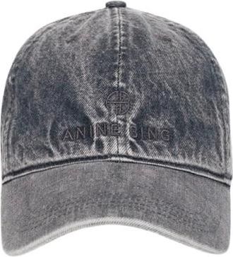 Anine Bing Femme, Accessoires, Gris, Taille: ONE Size Jeremy Cap