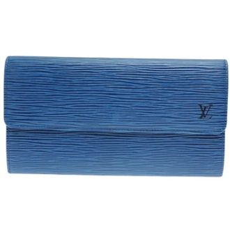 Louis Vuitton Pre-owned Cuir petite-maroquinerie - Femme - Pre-owned - Bleu - Taille: ONE Size