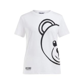 Moschino T-Shirt mit Spielzeugb&auml;r-Aufdruck - - Tops - Damen - Wei&szlig; - S