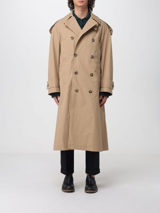 Ami Zweireihiger Trenchcoat aus Baumwolle in Relaxed Fit