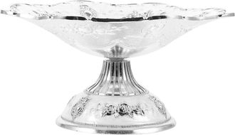 FOMIYES Obstplatte und Snacktablett mit Vintage Design Robustes Haushaltswaren Serviertablett Geeignet f&uuml;r Hotels Ktvs und Hochzeitsfeiern