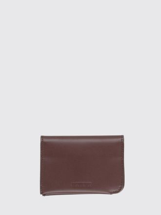 Jacquemus Porte-cartes bifold en cuir avec logo emboss&eacute; sur le devant