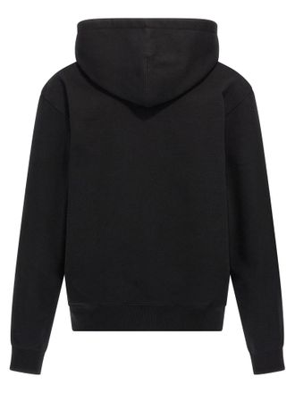 Jil Sander Logo-Print Cotton Hoodie - Black