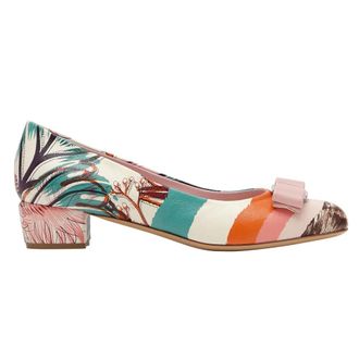 Ferragamo Escarpins Vara Imprim&eacute;s - Femme - Chaussures - Multicolore - Taille: 40 EU
