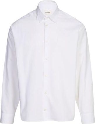 Saison 1865 Chemise droite boutonn&eacute;e unie