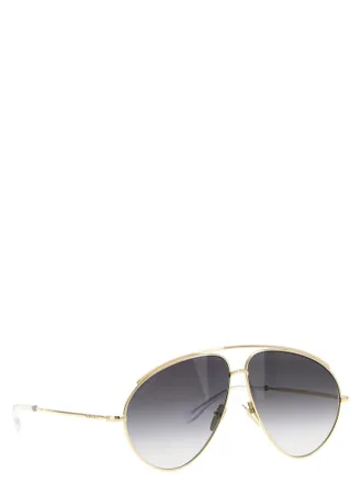 Gucci Gradient Lens Aviator Sunglasses - Gold