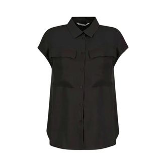 A|X Armani Exchange Femme, Blouses et Chemises, Noir, Taille: 38 FR Camicia