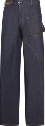 J.W.Anderson Homme, Jeans, Bleu, Taille: W34 Twisted Workwear Jeans