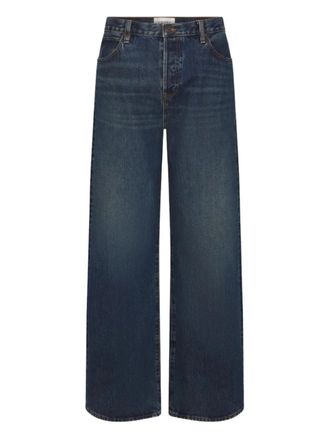 Frame Denim Hose mit weitem Bein - Blau