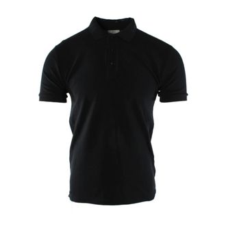 Woolrich Cotton Piqu&eacute; Polo Shirt - - Tops - Herren - Schwarzk - S