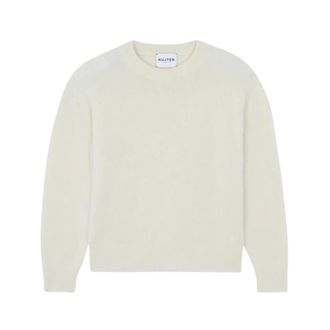 Kujten Kujten, Femme, Pulls, Blanc, Taille: 42 FR Pull &agrave; col rond Hanna
