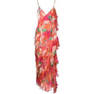 Msgm Msgm, Femme, Robes, Multicolore, Taille: 40 FR Maxi Robes