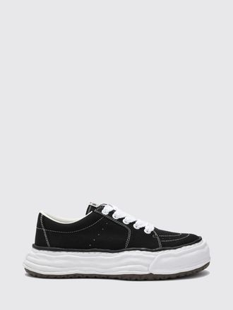 Miharayasuhiro Baskets basses Eric en toile de coton avec semelle plateforme