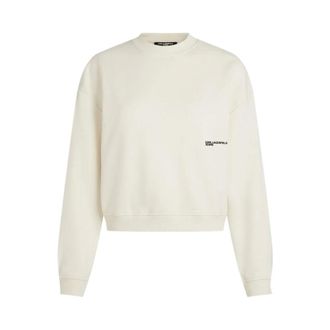 Karl Lagerfeld SweaT-shirts - Femme - Sweatshirts et sweats &agrave; capuche - Blanc - Taille: 38 FR