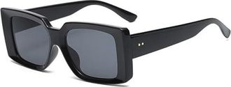 Generic Lunettes De Soleil Vintage For Hommes Et Femmes, Style Streetwear, Id&eacute;ales For Le Sport, La Plage, Les Vacances Et Les F&ecirc;tes.(Black)