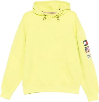 Tommy Hilfiger Homme, Sweatshirts et sweats &agrave; capuche, Jaune, Taille: S SweaT-shirt Tommy Hilfiger pour homme