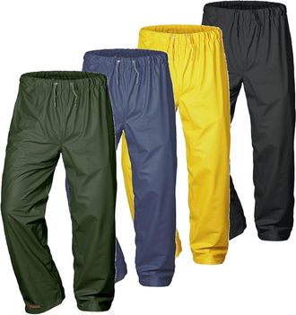 Norway 1992 PU Regen-Bund-hose - absolut wasserdicht - KALMAR BLAU XL