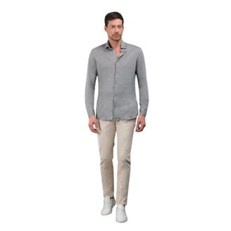 Moorer Homme, Chemises, Gris, Taille: M Chemise Sorrento