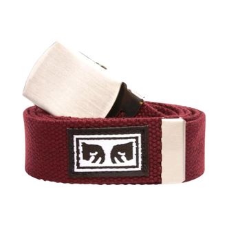 Obey Big Boy Web Belt - - Accessories - Herren - Rot - ONE SIZE