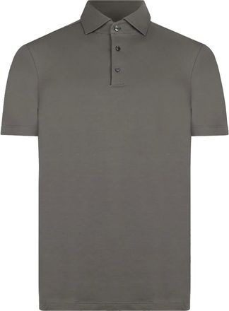 Malo Kurz&auml;rmeliges Poloshirt - Grau