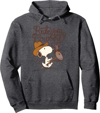Peanuts Erdn&uuml;sse - Western Snoopy Ride Em Cowboy Pullover Hoodie