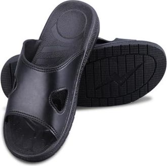 Frcolor Pantoufles Anti-statiques pour Maison avec Semelle PU Antid&eacute;rapante Confortables et Durables Protection &Eacute;lectricit&eacute; Statique