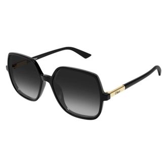 Chlo&eacute; unisex, Accessoires, Noir, Taille: 55 MM Geometric Lunettes de soleil