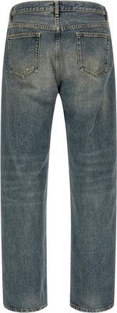 Maison Margiela Distressed Cotton Jeans - Blue