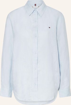 Tommy Hilfiger Hemdbluse Aus Leinen blau