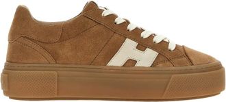 Hogan Femme, Chaussures, Brun, Taille: 40 EU Baskets H705