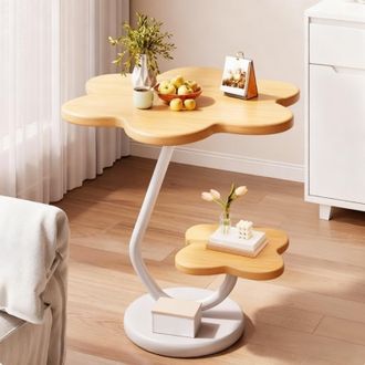 Generic Tv-Tablett, Couchtisch, Kleine Beistelltische F&uuml;Rs Wohnzimmer, Sofa-Beistelltisch, Dreistufige Ablage, Wolkenf&ouml;Rmiger Schreibtisch