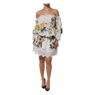 Dolce & Gabbana Damen, Kleider, Wei&szlig;, XSGr&ouml;&szlig;e