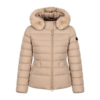 Peuterey Piumino Turmalet ML 06 Fur - Femme - Vestes - Beige - Taille: 40 FR