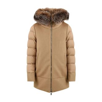 Moorer Fresia-Le Mantel - - Jackets - Damen - Braun - S