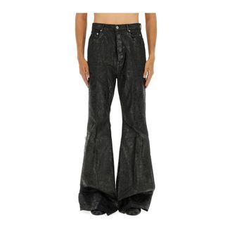 Rick Owens Relaxed Fit Cargo Hosen mit Kordelzug - - Trousers - Herren - Schwarzk - W32