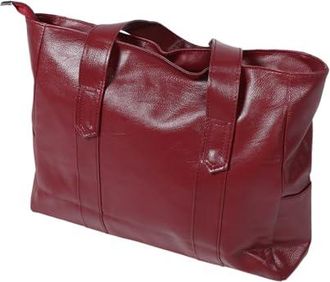Frcolor Sac &agrave; Main Bandouli&egrave;re Femme Capacit&eacute; Spacieuse Cuir PU Souple avec Fermeture &Eacute;clair Sac Fourre-tout L&eacute;ger et R&eacute;sistant pour Travail Voyage et Shoppin