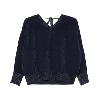 D.exterior D. Exterior Pullover - - Knitwear - Damen - Blau - L